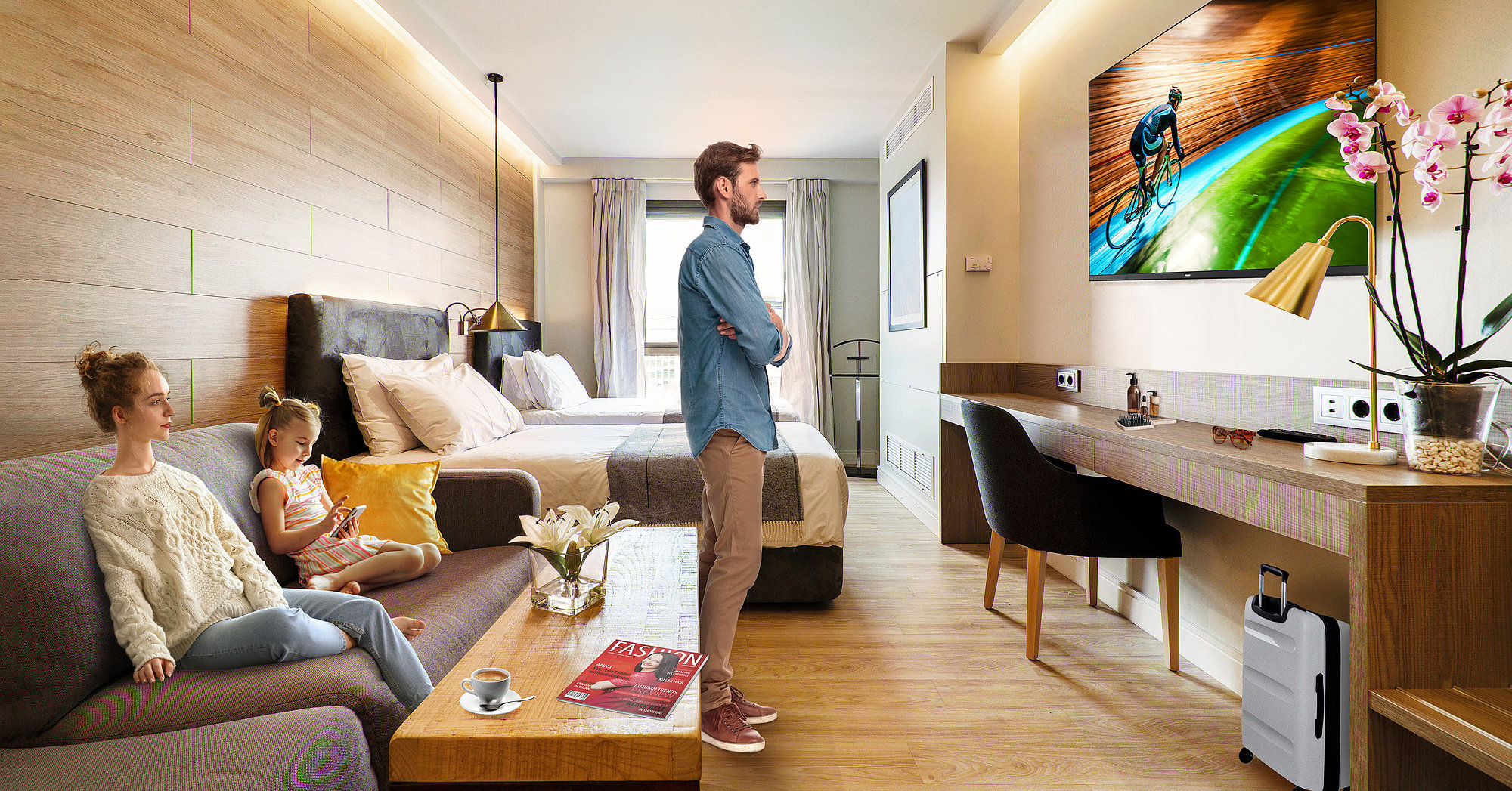 Netflix im Hotelzimmer mit Philips-TVs - wie zu Hause